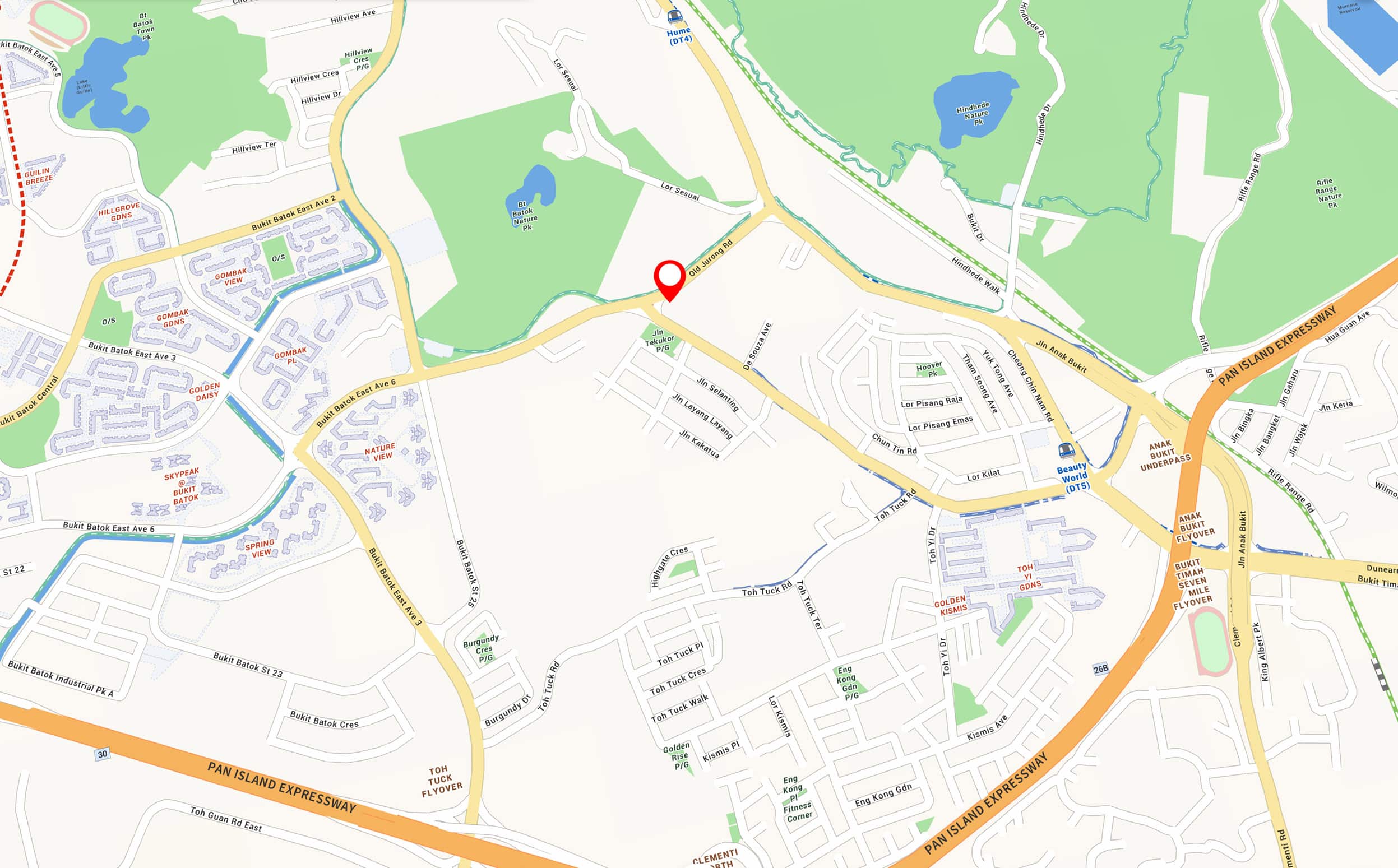 The Sen ™ – Location Map